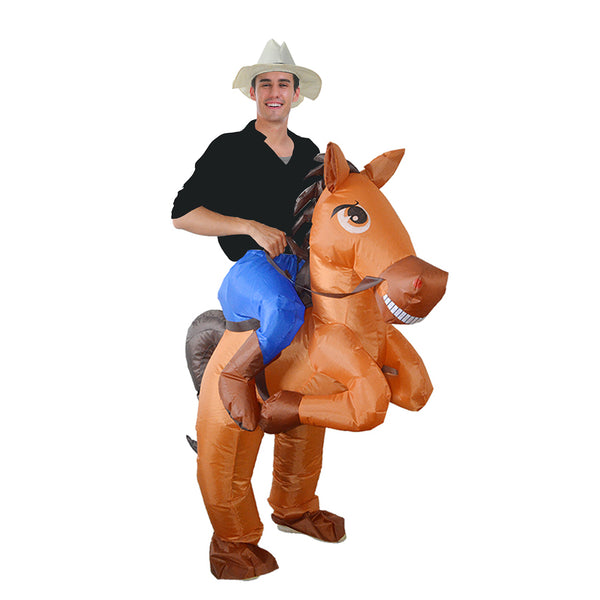Adult Inflatable Horse Rider Costume – The Party Inventory
