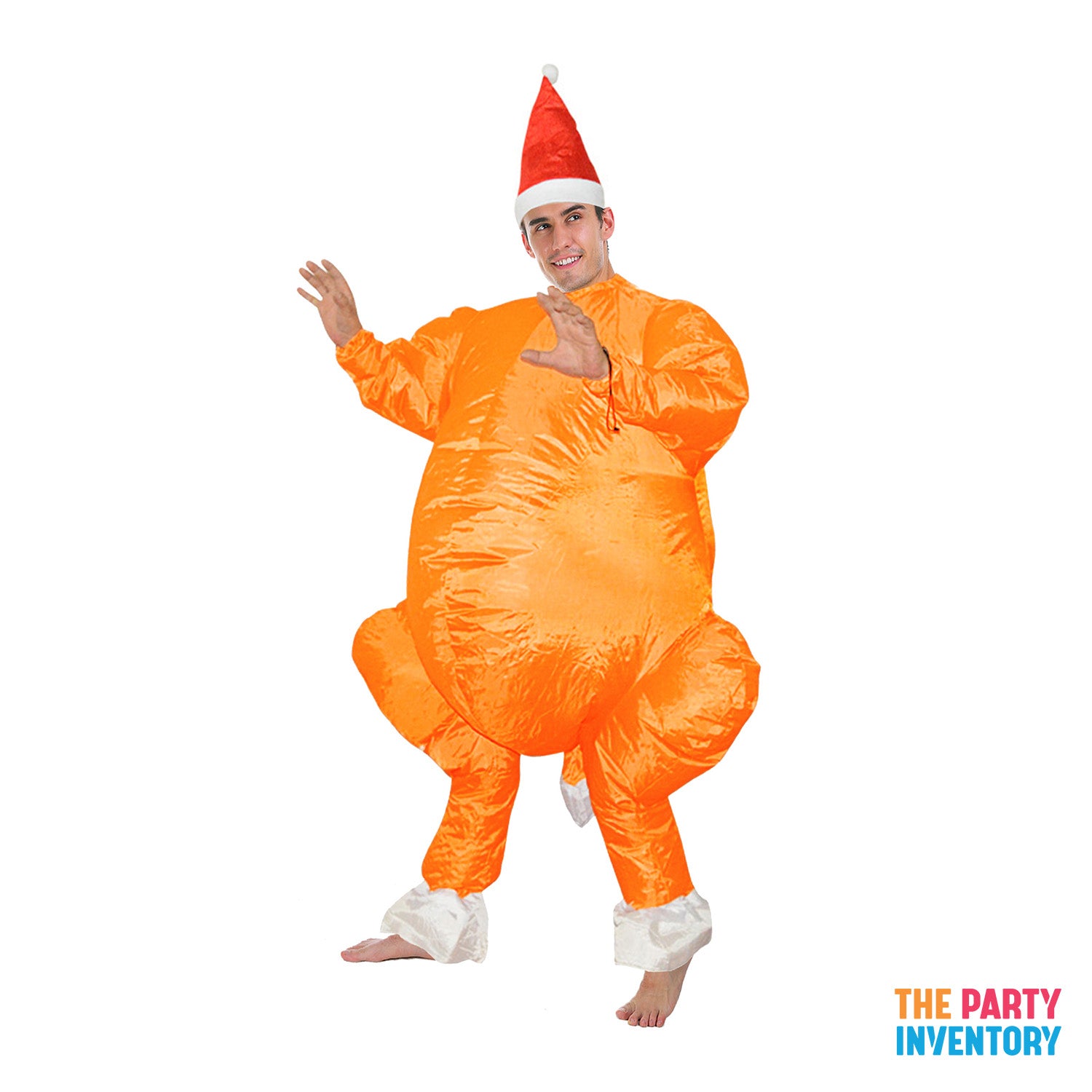 Adult Inflatable Christmas Turkey Costume – The Party Inventory