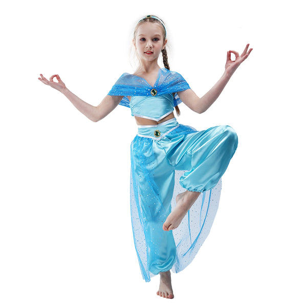 Children's Blue Arabian Princess Costume – The Party Inventory