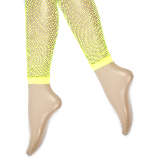 Yellow Fishnet Leggings – The Party Inventory