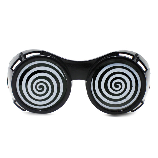 Black Hypno Spiral Goggles – The Party Inventory