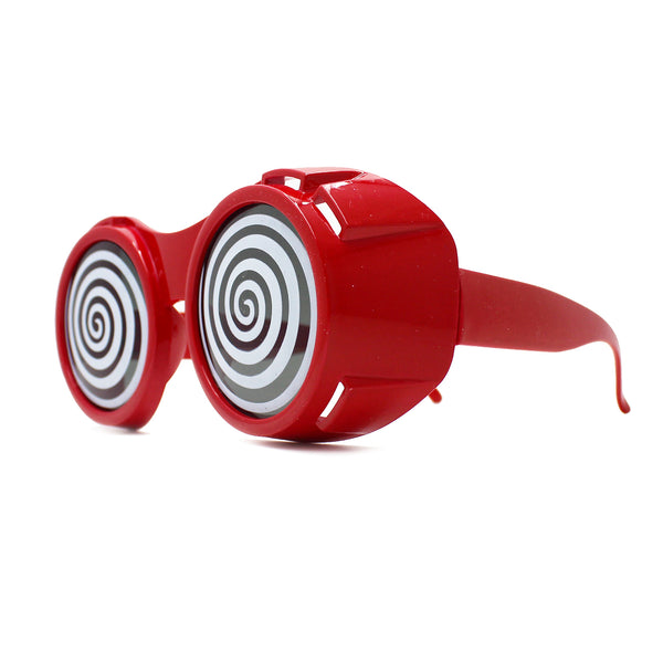 Red Hypno Spiral Goggles – The Party Inventory