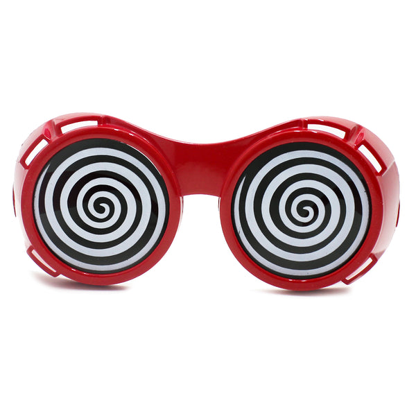 Red Hypno Spiral Goggles – The Party Inventory